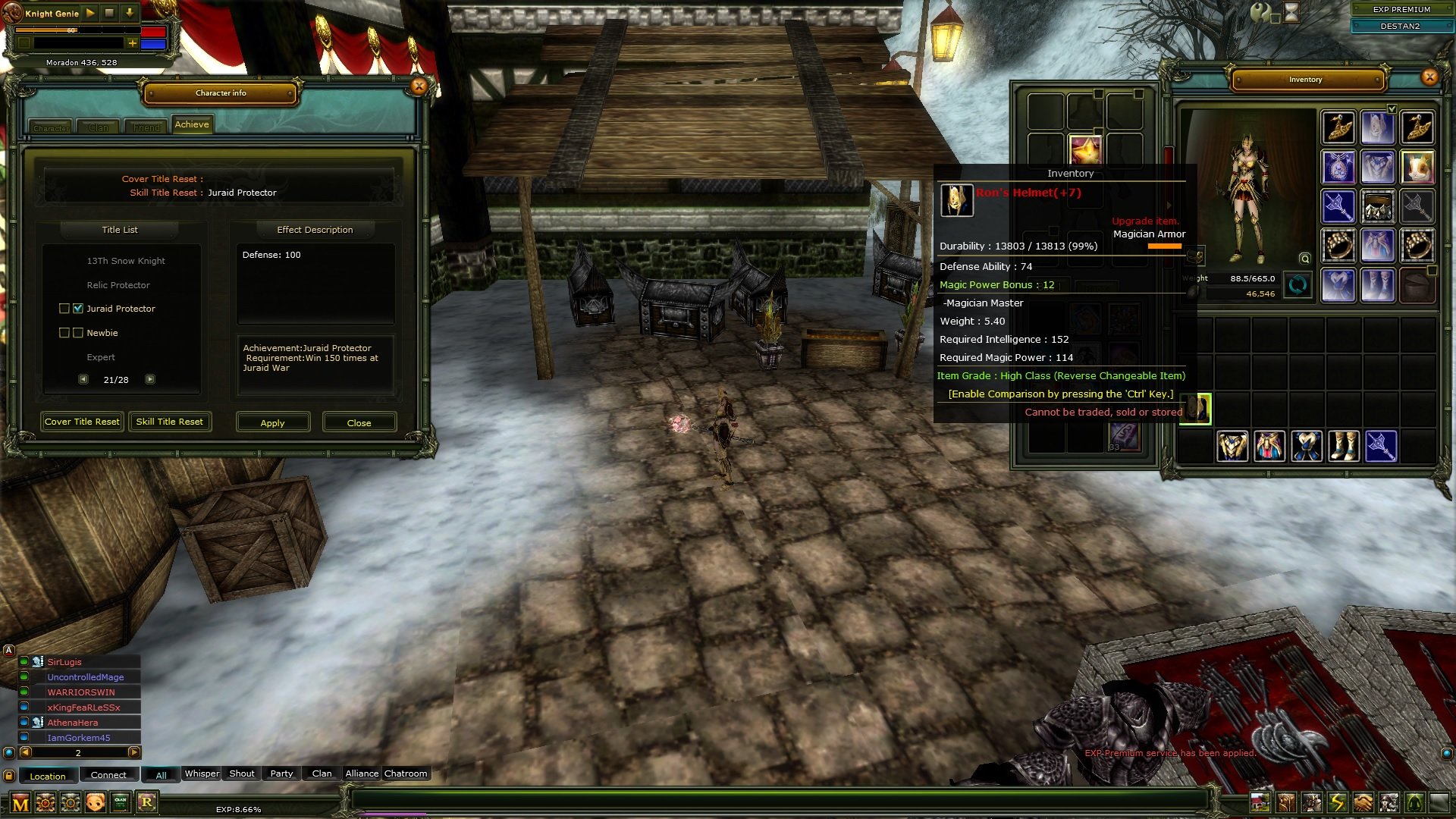 Knight Online Destan 83 lwl Reb 2 8 Quest Staff Human Mage