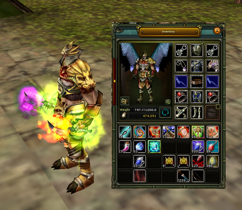 Knight Online Zero Elit Rogue 7 Quest Dagger / 8 Shard