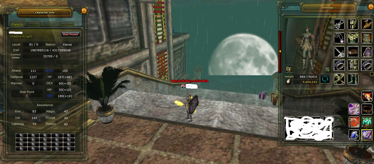 Knight Online Agartha AGARTHA 81 LEVEL PRİESTt