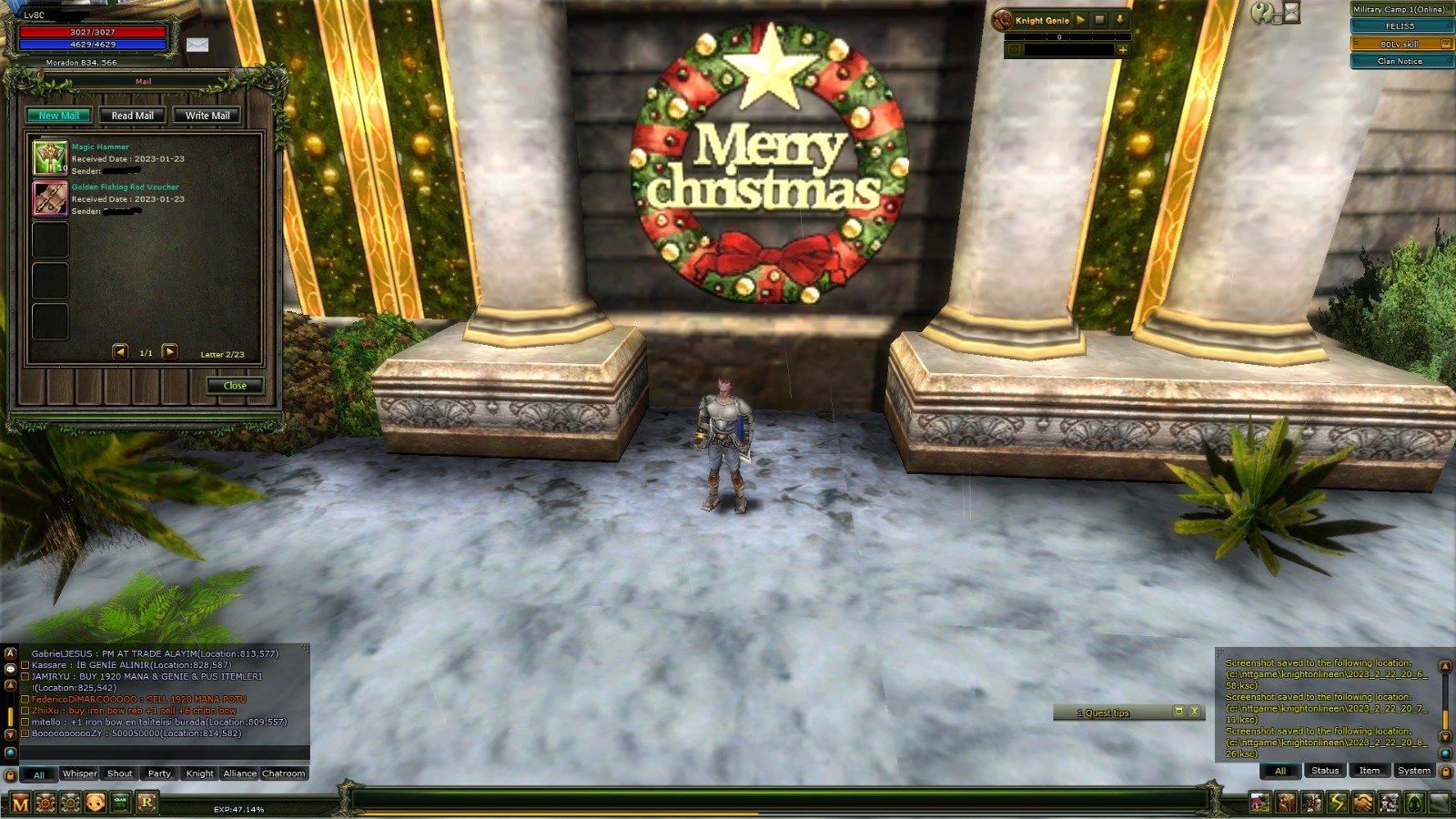 Knight Online Felis 80 LvL Yüzde 47 FULL GÖREV ROGUE HUMAN