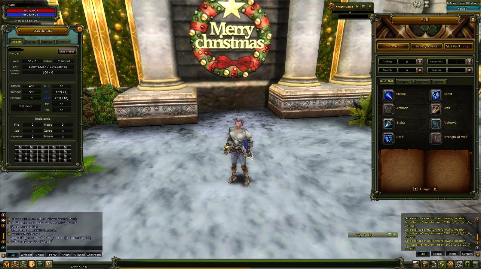 Knight Online Felis 80 LvL Yüzde 47 FULL GÖREV ROGUE HUMAN