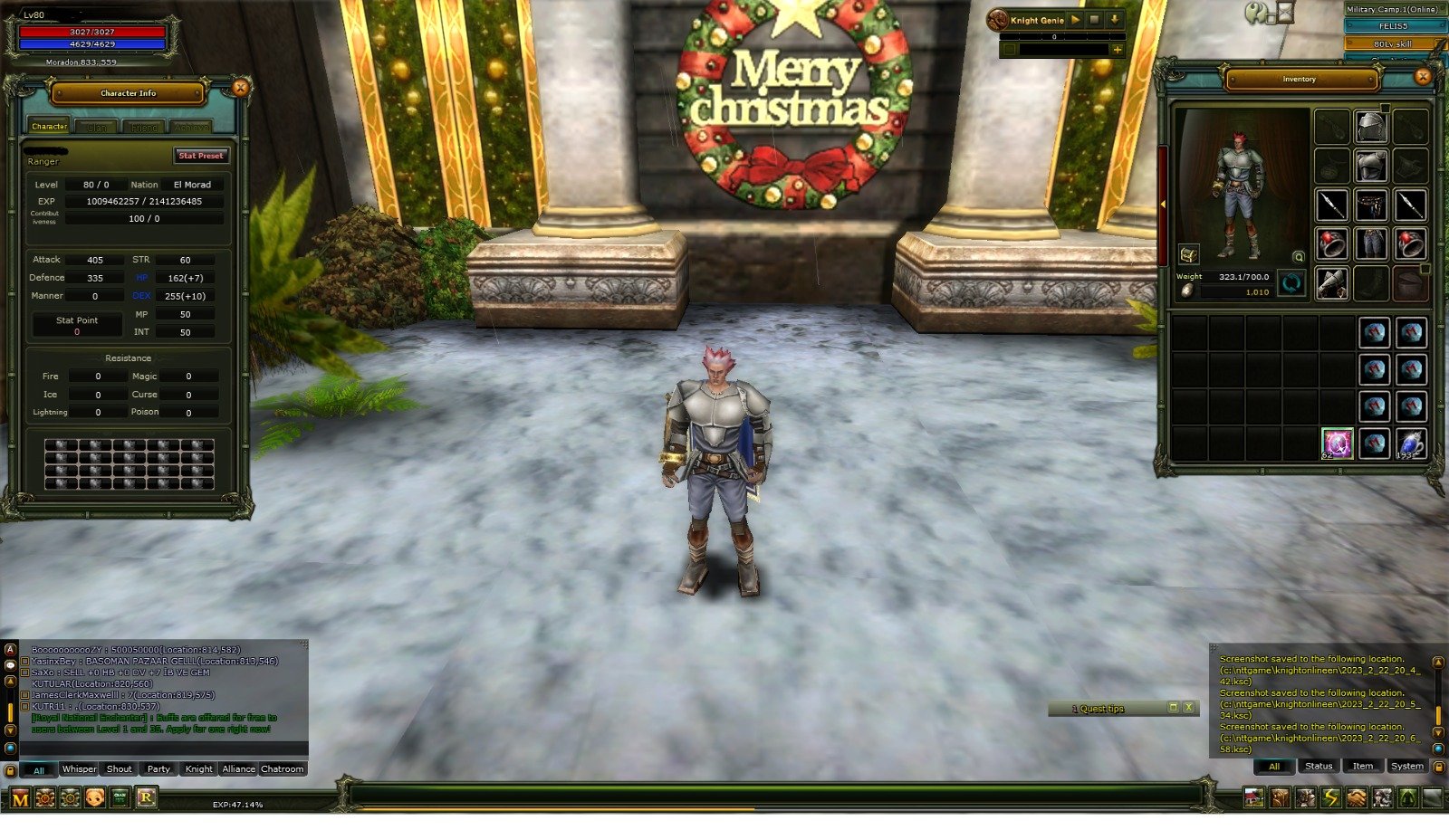 Knight Online Felis 80 LvL Yüzde 47 FULL GÖREV ROGUE HUMAN