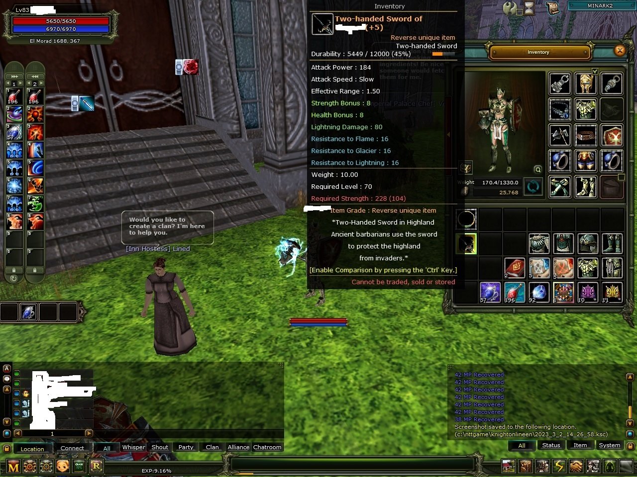 Knight Online Minark 5 REB QUEST MS'Lİ 83 HUMAN PRİEST