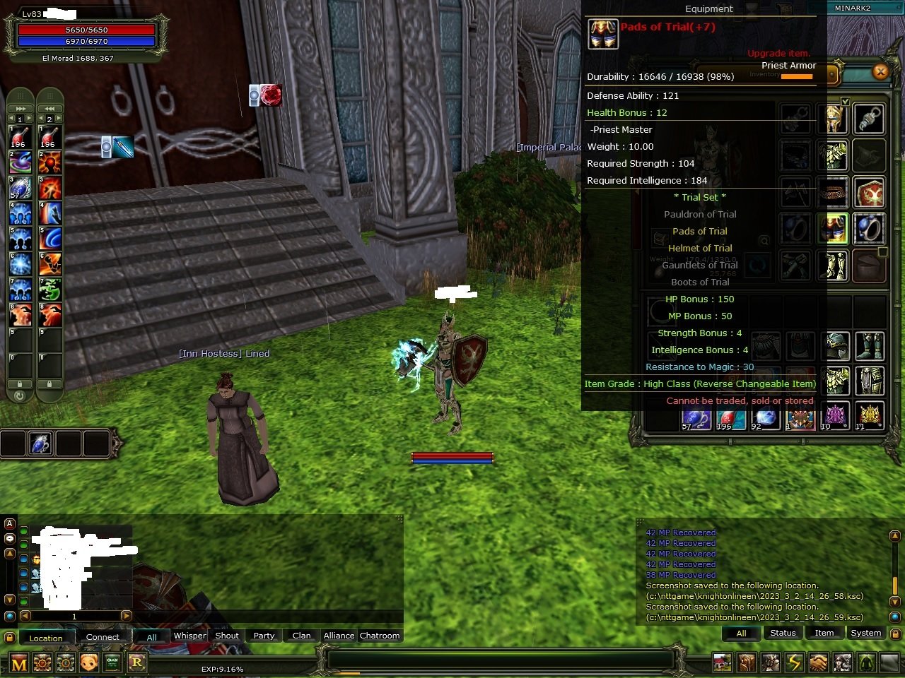 Knight Online Minark 5 REB QUEST MS'Lİ 83 HUMAN PRİEST
