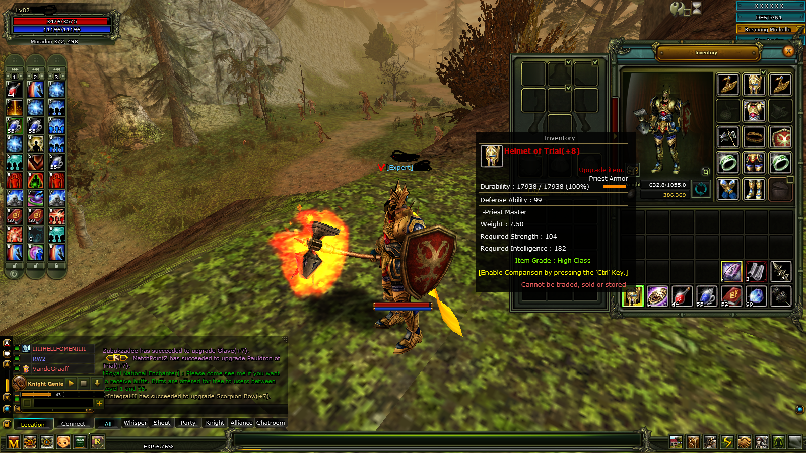 Knight Online Agartha 4 REBİRTH QUEST BOW HUMAN ROGUE VE DESTANDA İNT