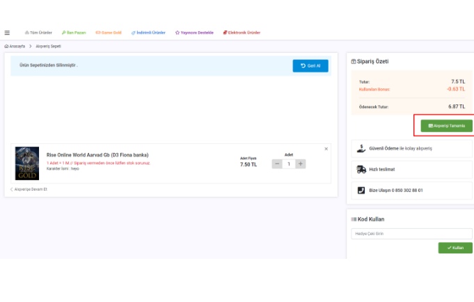 Rise Online GB Oyunfor'da - Hemen Gold Bar Satın Al - Oyunfor.com